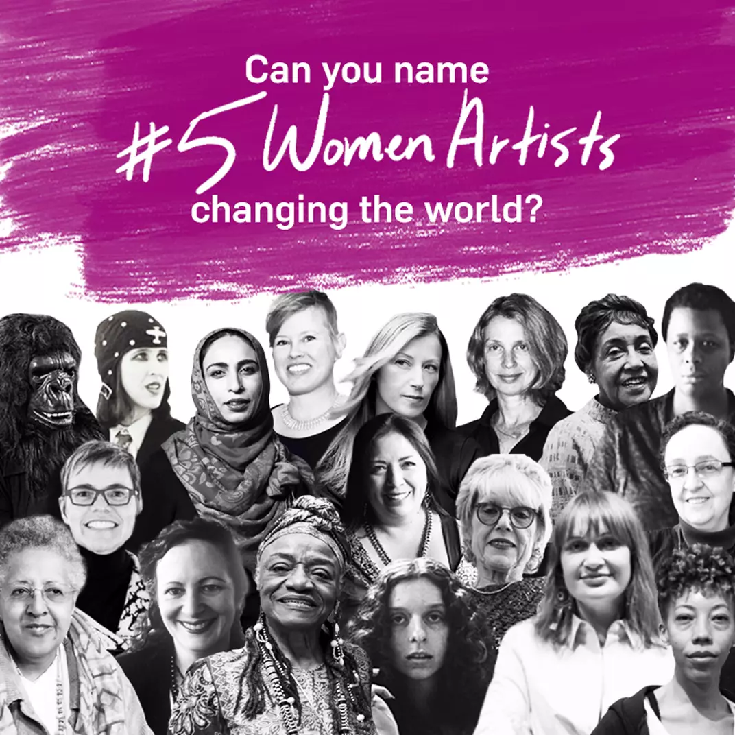 Maaari mo bang pangalanan ang #5womenartist?