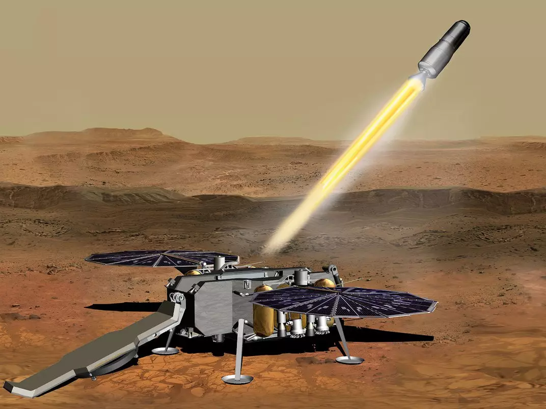 Rachetă lansată de pe Marte