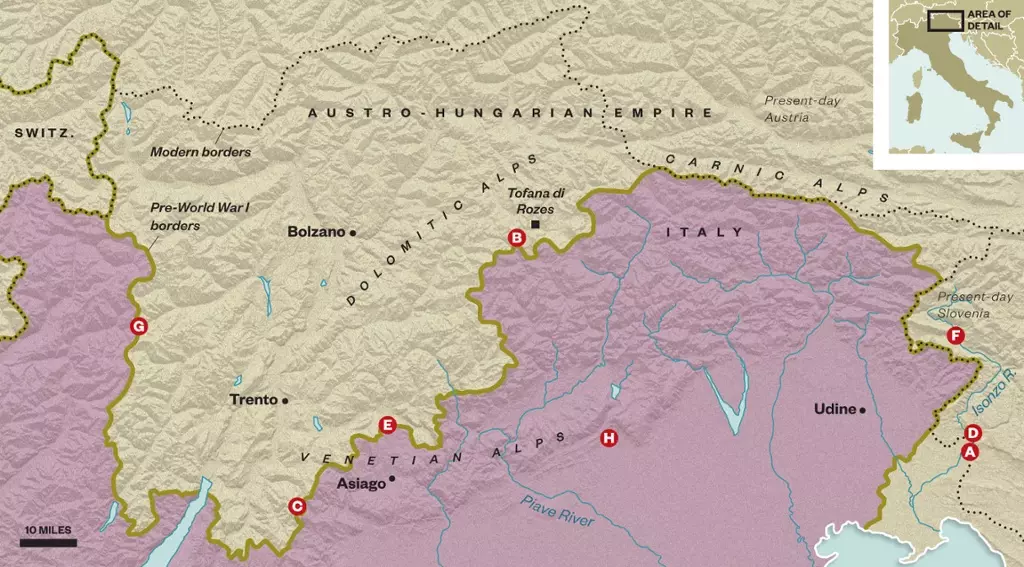 La bataille la plus perfide de la Première Guerre mondiale a eu lieu dans les montagnes italiennes 34330_15