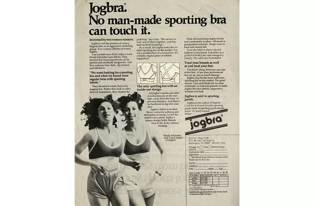 Първата Jogbra е направена от шиене заедно на двама мъже атлетични привърженици 34363_8