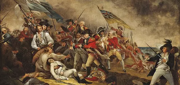 バンカーヒルの戦いでのウォーレン将軍の死