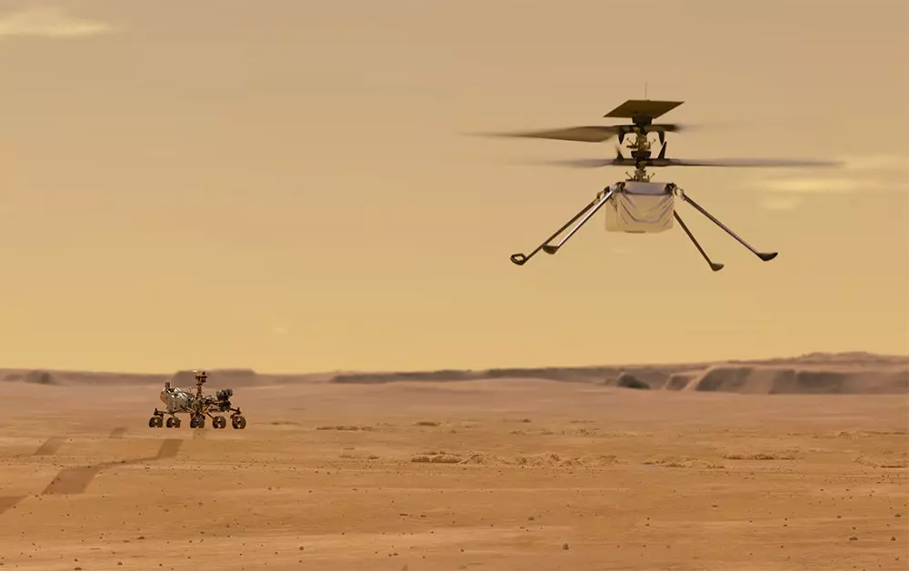 NASA se Helikopter-vernuf sal die eerste vlug op Mars probeer