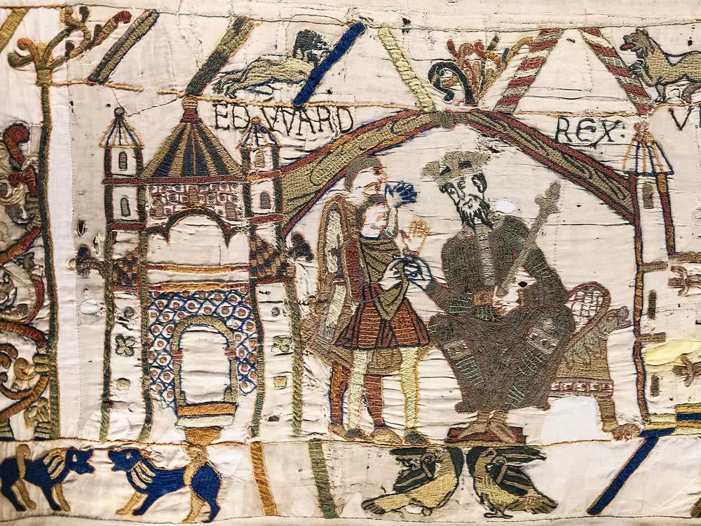 Entdeckt all Stitch vun der Famed Bayeux Tapestry Online