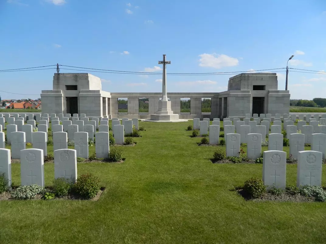 Passchendaele nye britiske kirkegård