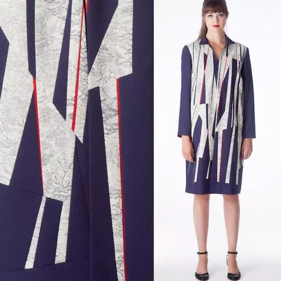 Els colors nítids i la seda vintage proporcionen un aire atemporal a la moda d'Ann Williamson.