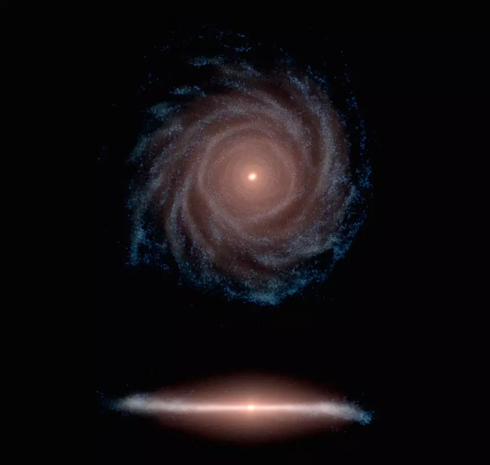 Ndị na-ahụ maka kọmputa na-emepụta ihe nkiri na-ekpo ọkụ nke Spiral Galaxies 34896_3