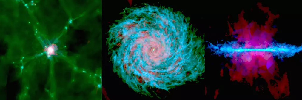 Supercomputadores criam simulações de tirar o fôlego de galáxias espirais 34896_4