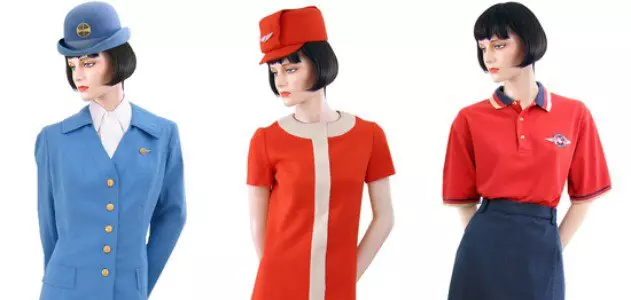 Uniforms para sa Pan Am (1969-1971), United (1968-1970), at Southwest (1995-2004)