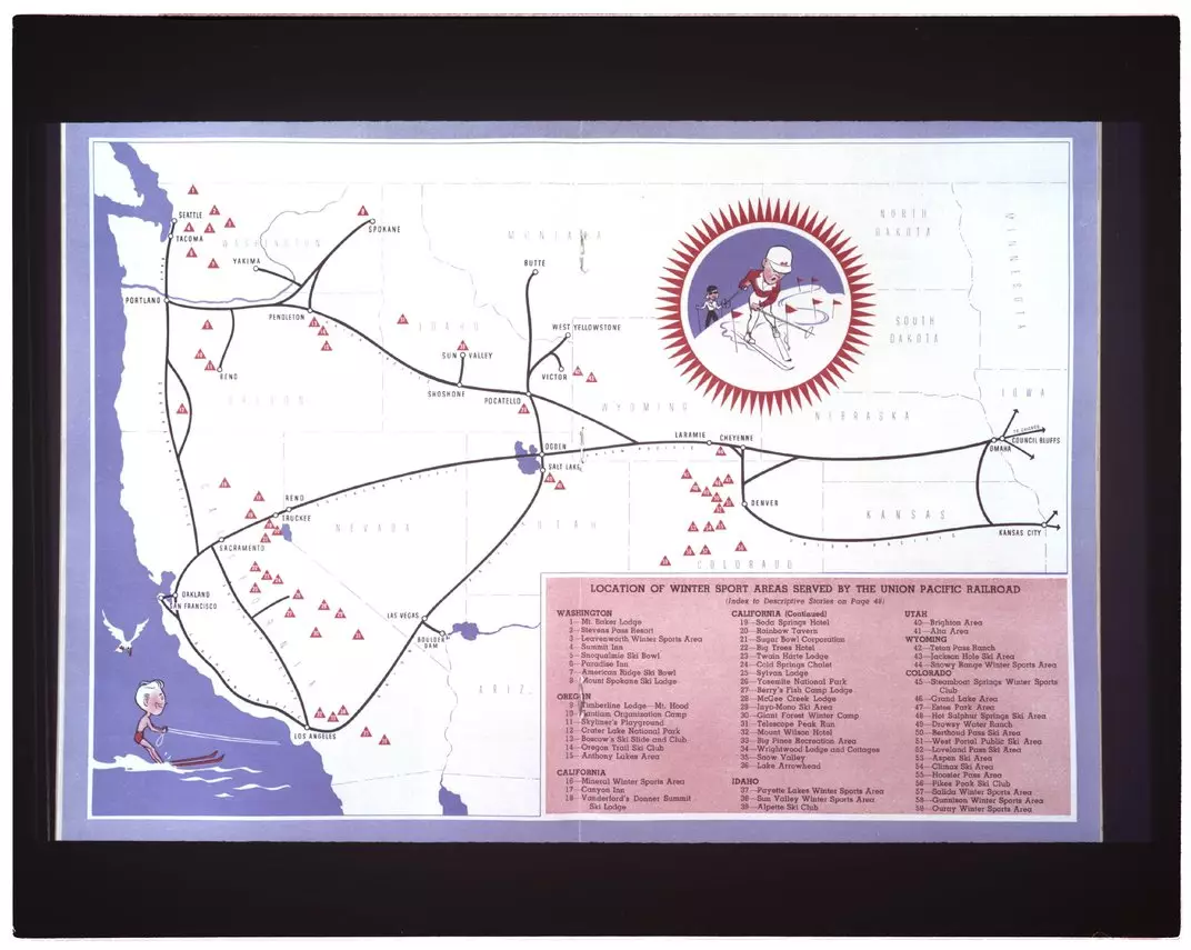 Union Pacific xəritəsi