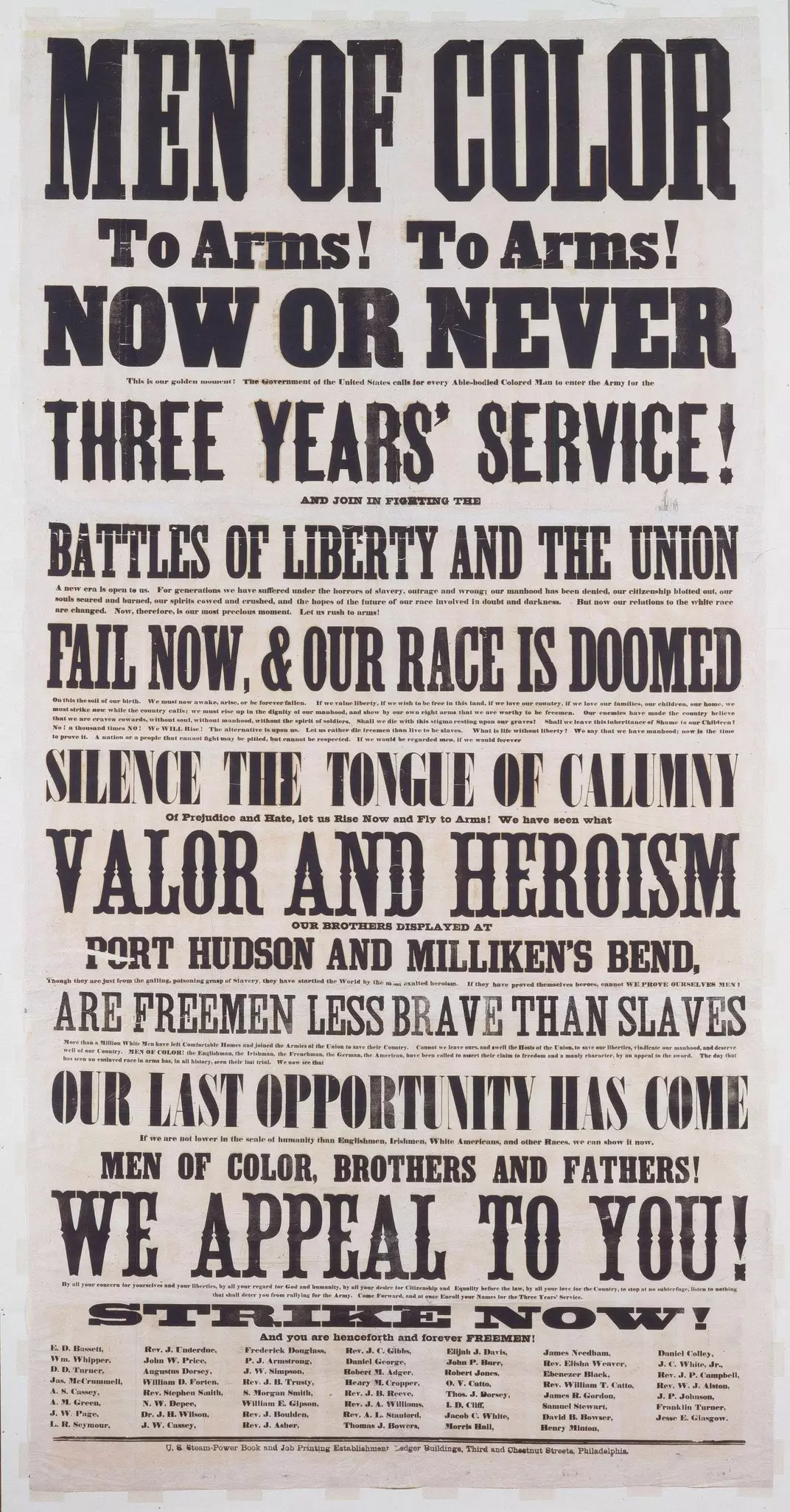 1863 Recruitment Flyer