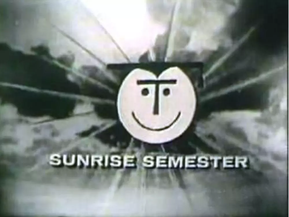 Sunrise Semester sunsmile լոգոն մոտավորապես 1958 թ