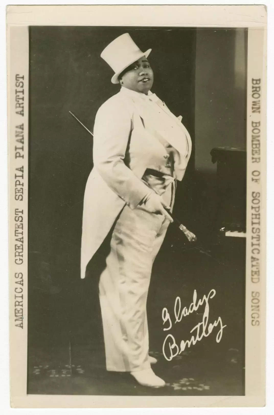 Carte postale photographique Gladys Bentley