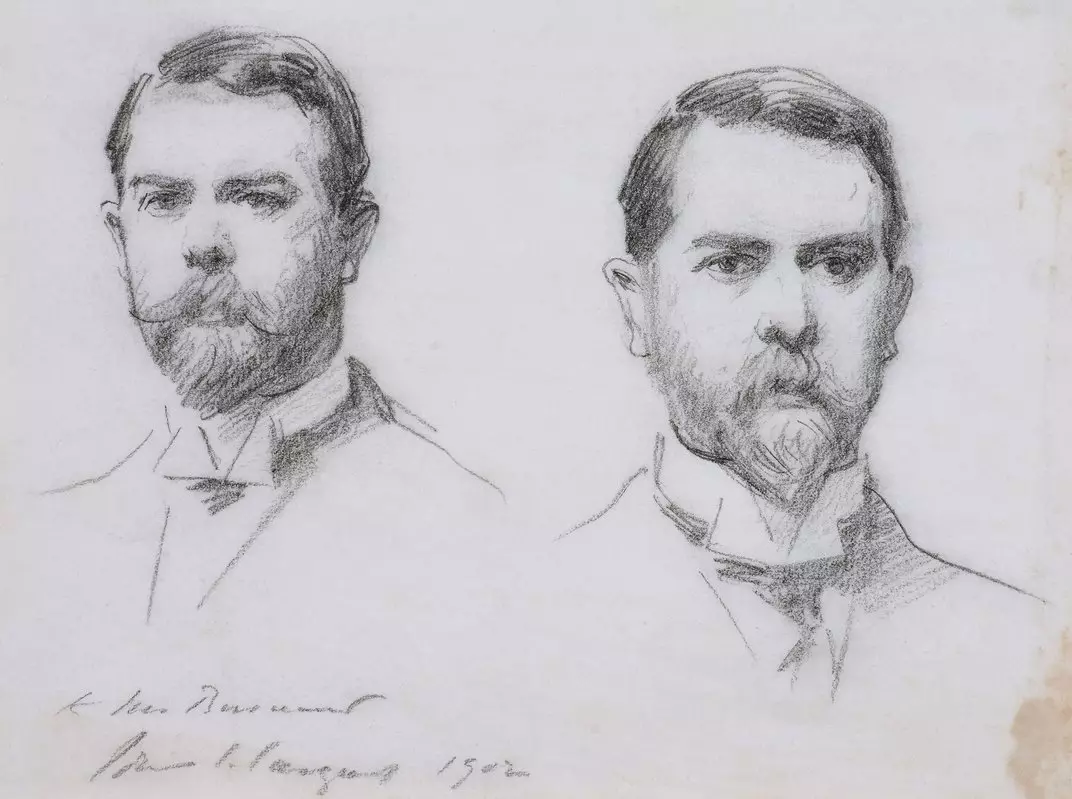 I-Double Self Portrait, uJohn Singer Sargent, ngo-1902