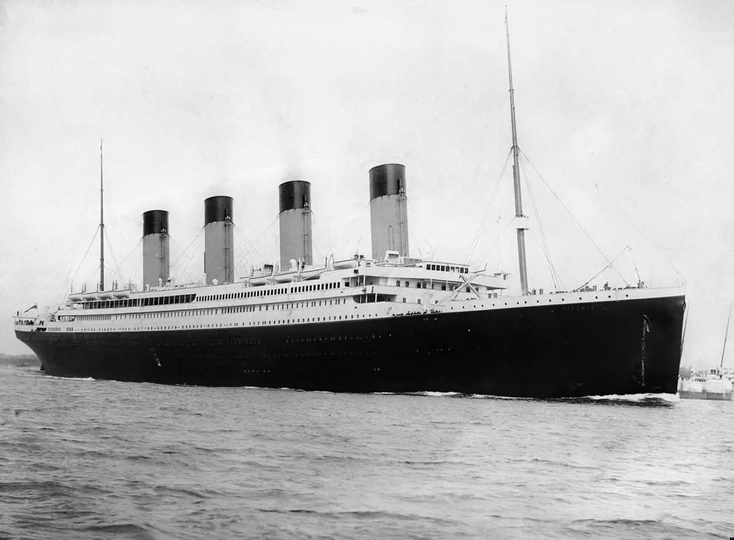 Titanic historiskt foto