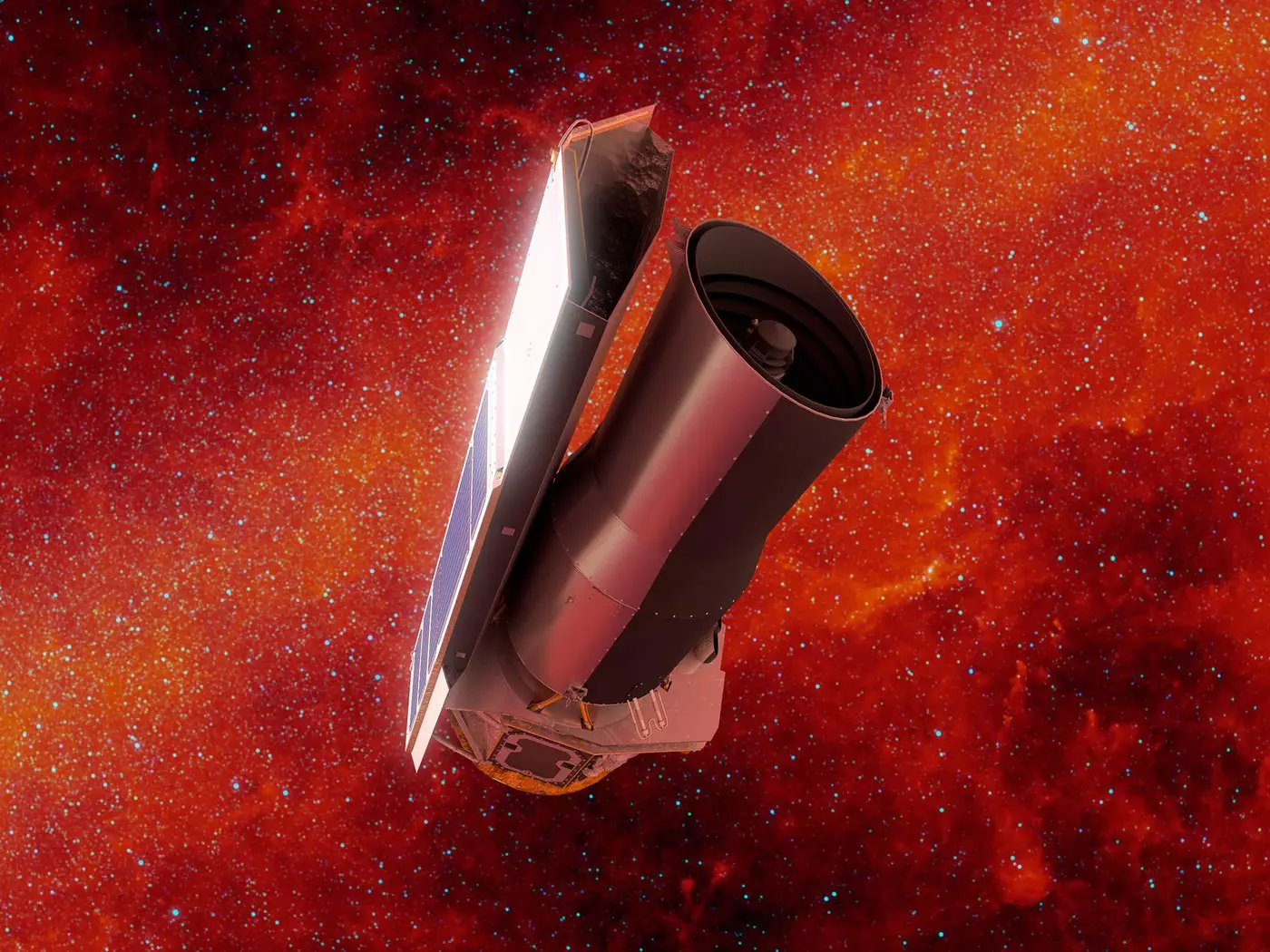 Telescope Space Spitzer wuxuu joojiyaa hawlgallada ka dib markii uu sawiray Cosmos-ka 16 sano 35786_1