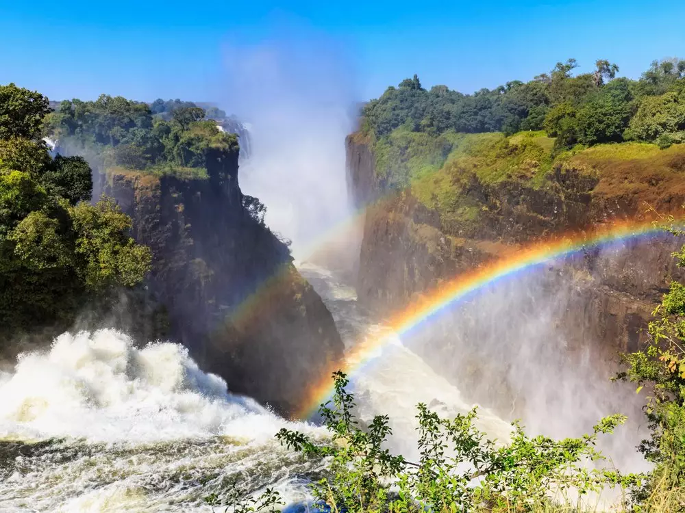 Regnbue over Victoria Falls