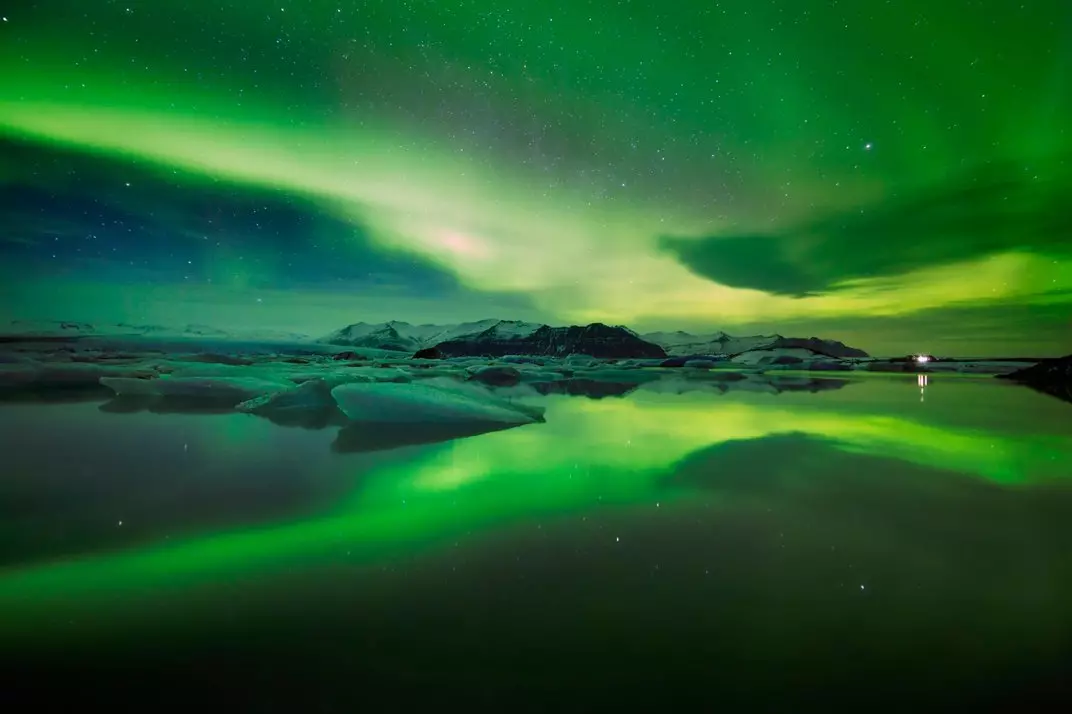 Βόρειο Σέλας Jokulsarlon