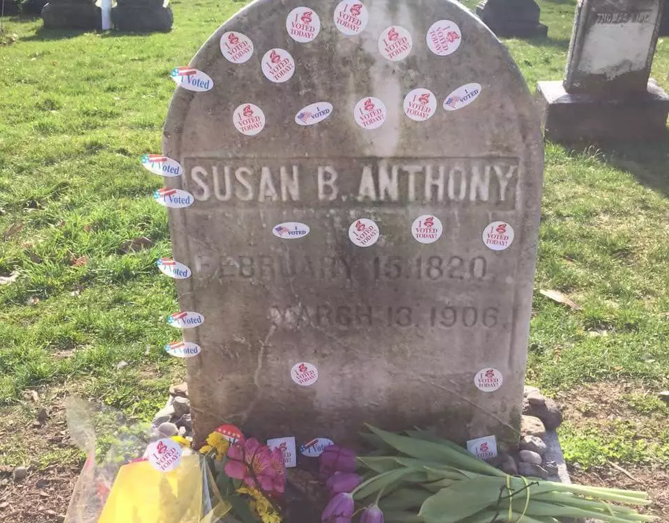 Susan B. Anthony'nin Mezarı