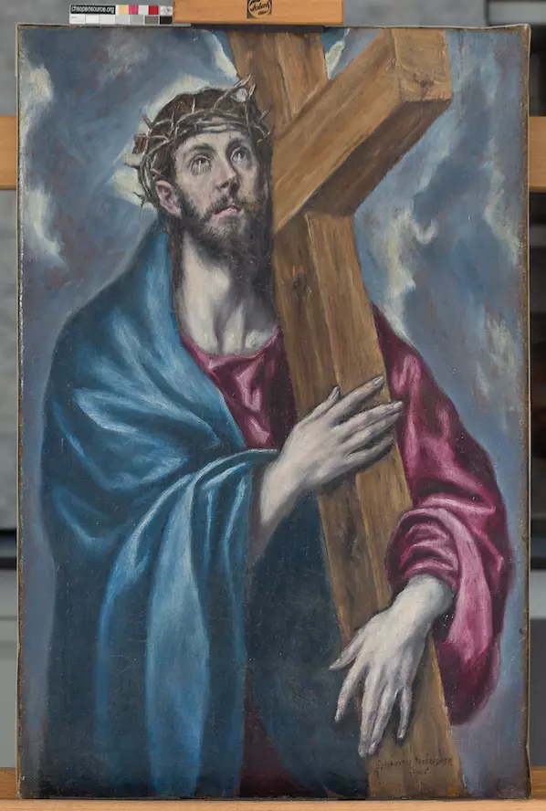 Ang Relihiyosong Eksena ba na ito ay isang El Greco na Pagpipinta na matagal nang napapansin? 36540_4