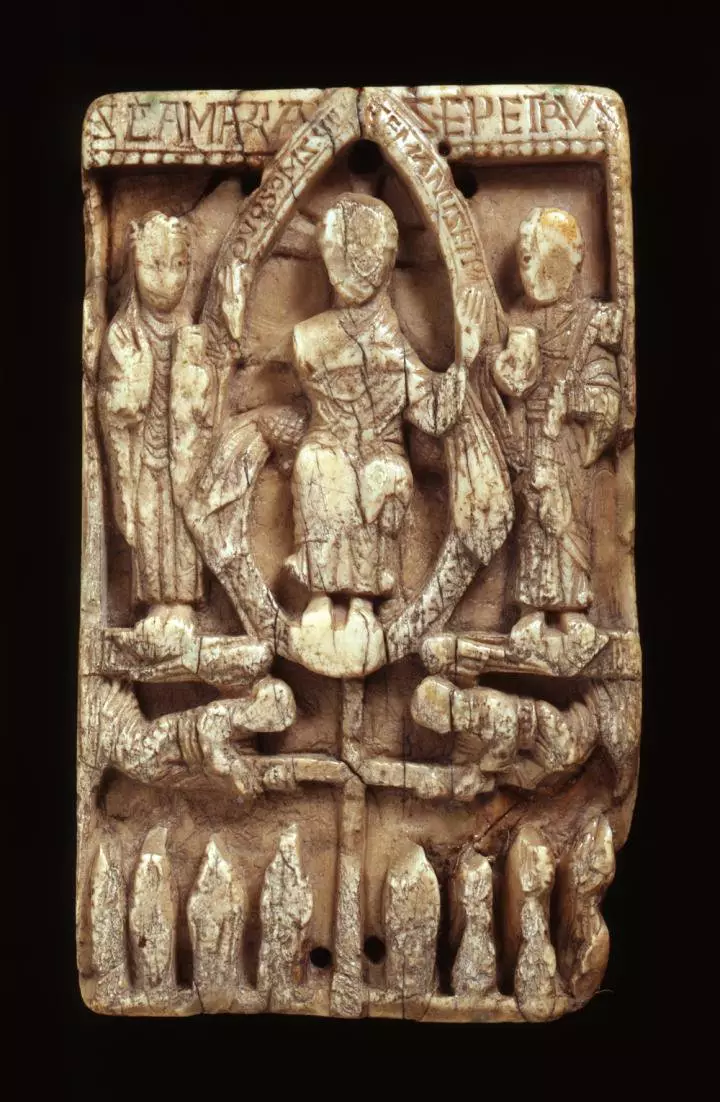 Ivory plaque