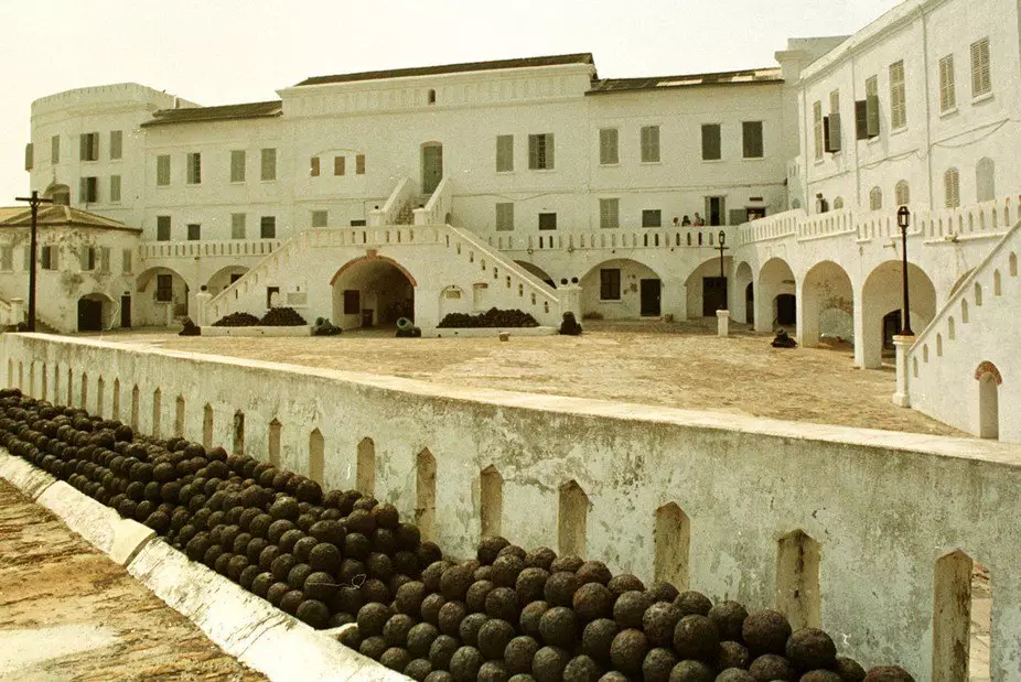Otrocká pevnost v Cape Coast, Ghana