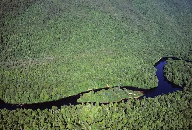 Veduta aerea di Gordon Rivers