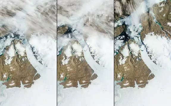 Ο παγετώνας Petermann της Γροιλανδίας