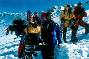 MacGillivray dum la filmigo de Everest