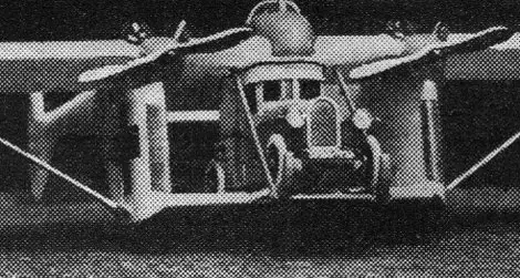 未来の空飛ぶ救急車（1927年）