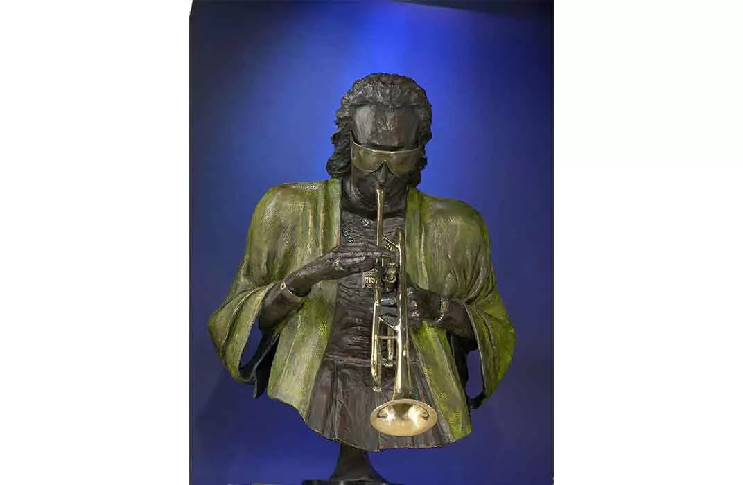 Майлз Дэвіс, бронзавая скульптура