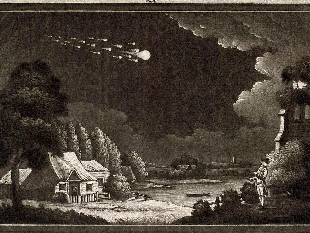 1280px-खगोलशास्त्र;_a_meteor_shower_in_the_night_sky._Mezzotint._Wellcome_V0024753.jpg