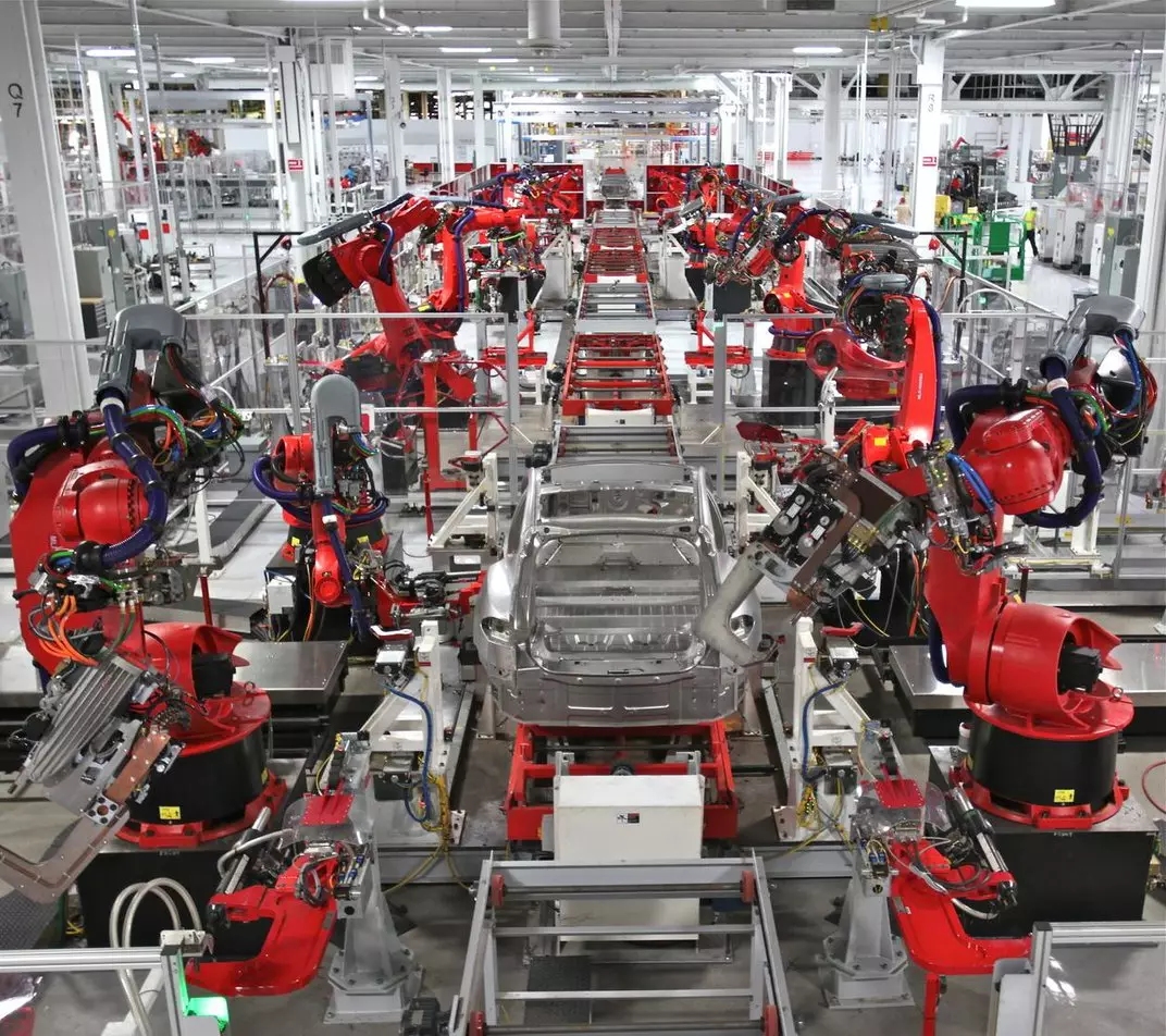 robots industrijali