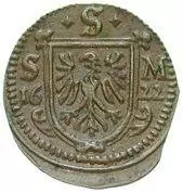 Eine deutsche Kippermünze