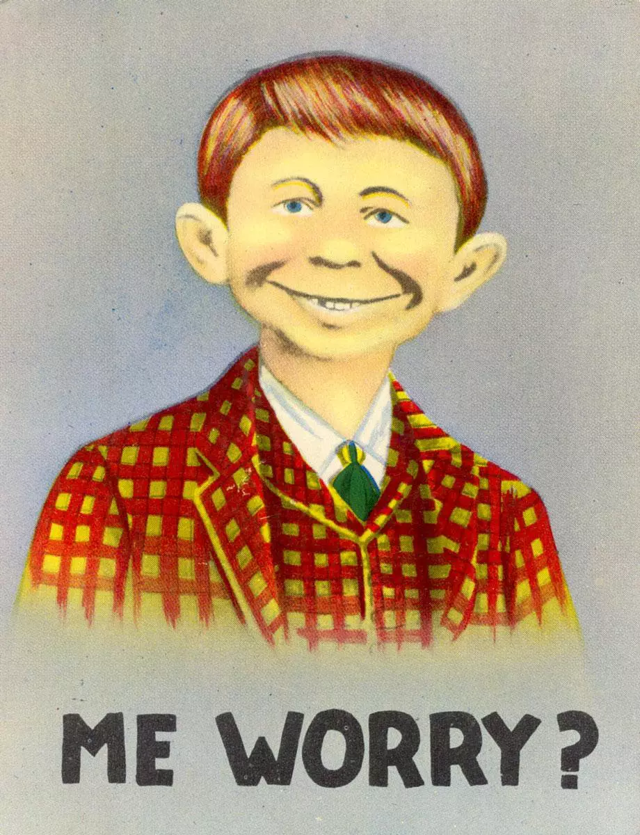 די יקאָניק Alfred E. Neuman פון MAD Magazine טורנס 60 דעם יאָר 38099_2