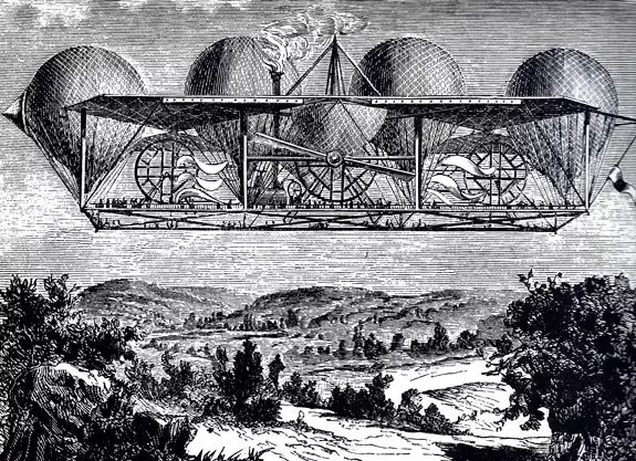 Kapal Aerial Monsier Petin (sekitar taun 1850)