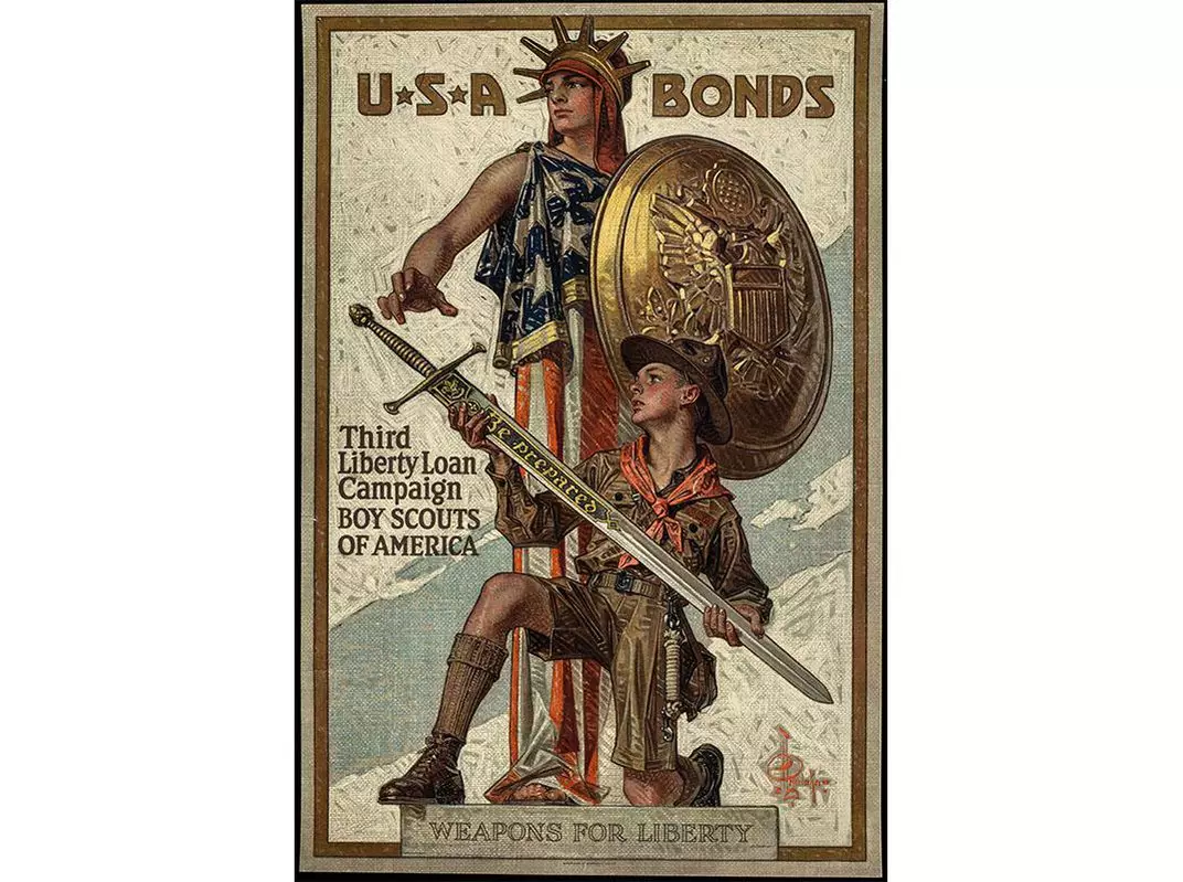 Dizze krêftige posters oertsjûgen Amerikanen dat it tiid wie om mei te dwaan oan 'e striid 38294_1