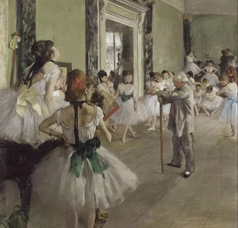Kelas Dansa (La Classe de Danse), 1873–1876, minyak di atas kanvas, oleh Edgar Degas