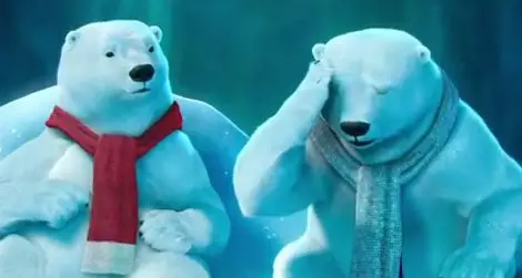 Белые медведи Coca-Cola снова появляются в телетрансляции Суперкубка этого года.
