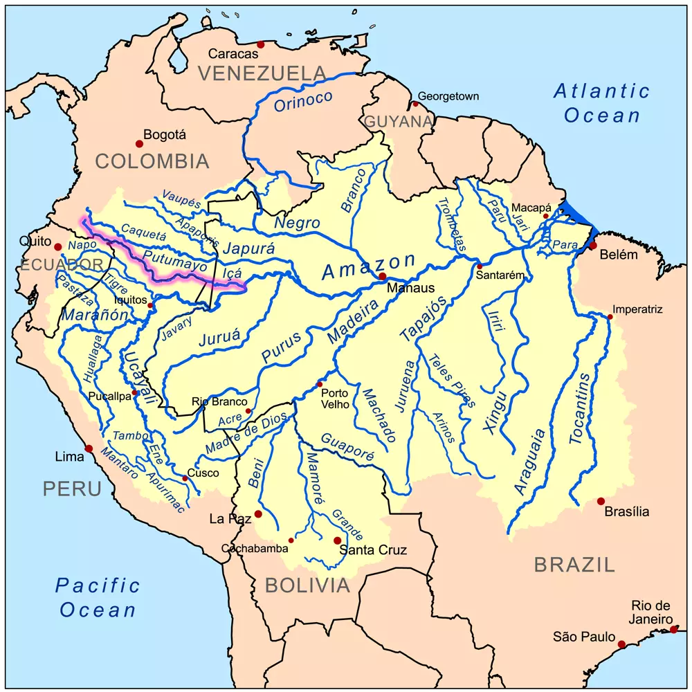 Реки Амазонки