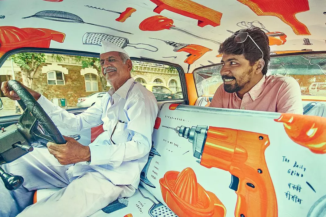 This Company Transforms Indian Taxicabs Into Original Artworks 39639_1