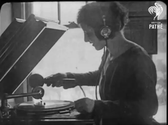 Transmitiendo el sonido de un fonógrafo