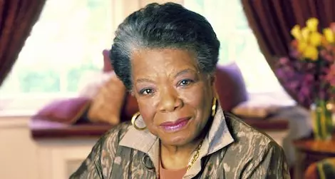 Ang sikat sa mundo na makata at aktibista sa karapatang sibil na si Maya Angelou