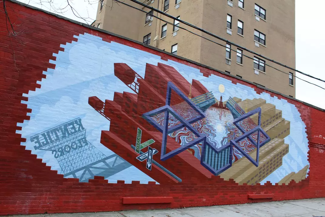 New York City betaal inwoners van openbare behuising om muurskilderye te verf