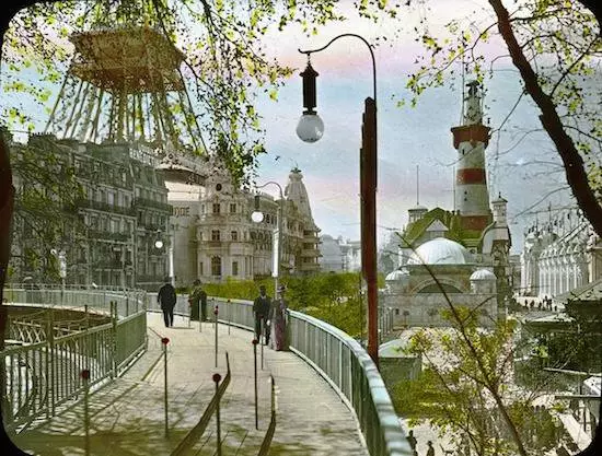 D'1900 Paris Expo's bewegt Trottoir