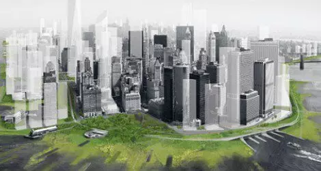 曼哈頓下城的綠化