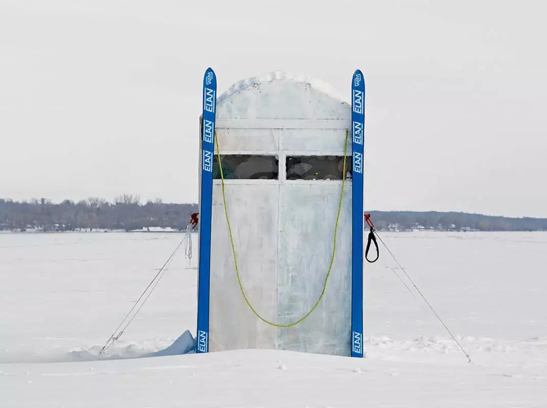 Portréty kanadských ľadových rybárskych chatrčí 40478_4