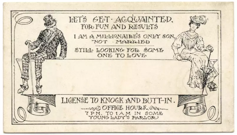 Juustoisten noutolinjojen sijaan 1800-luvun amerikkalaiset antoivat käyntikortteja 40615_5