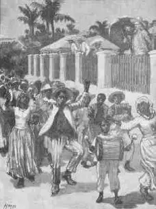 1834 年 8 月 1 日——解放日——在安提瓜庆祝。