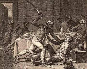 Scènes de rébellion d'esclaves