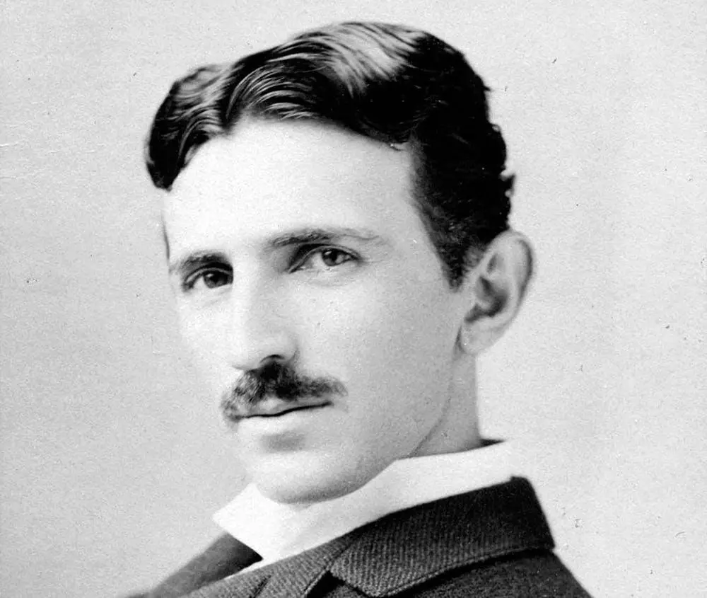 Nikola Tesla, rafmagnsfrumkvöðull, um 1893